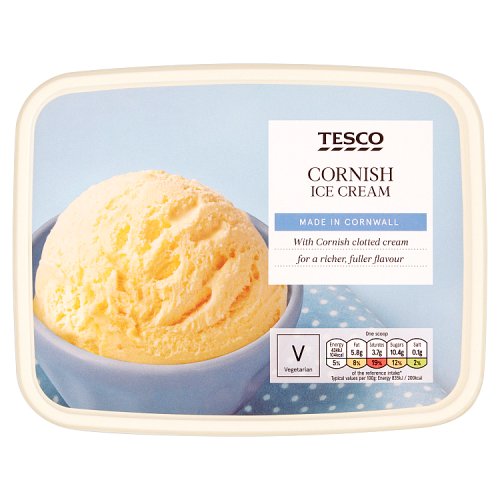 Tesco Cornish Ice Cream 2 Litres | Really Good Culture