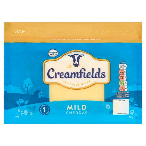 Creamfields Mild White Cheddar 400G | Really Good Culture