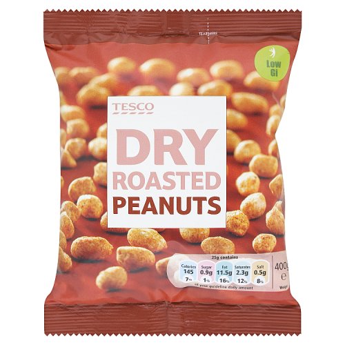 Tesco Dry Roasted Peanuts 400g | Really Good Culture