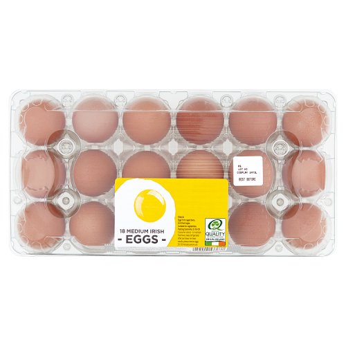 Tesco Everyday Value 18 Medium Irish Eggs | Really Good Culture Tesco Everyday Value 18 Medium Irish Eggs | Really Good Culture