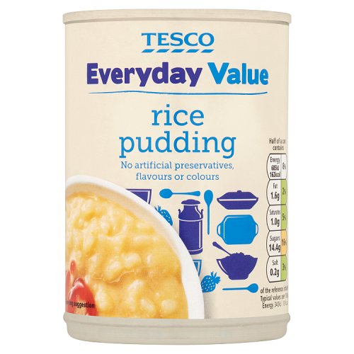 Tesco Everyday Value Rice Pudding 400g | Really Good Culture