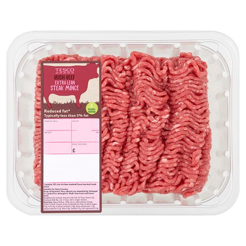 Tesco Irish Beef Extra Lean Steak Mince | Really Good Culture