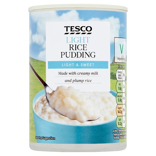 Tesco Light Rice Pudding 400G | Really Good Culture