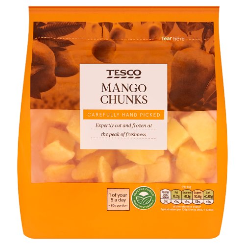 Tesco Mango Chunks 500G | Really Good Culture