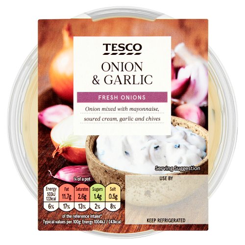 Tesco Onion & Garlic 200g | Really Good Culture