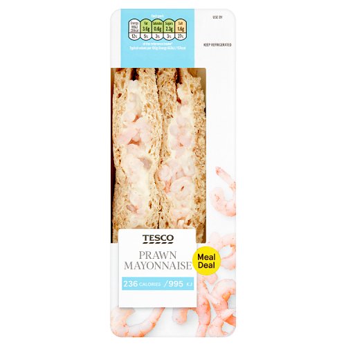 Tesco Calorie Controlled Prawn Sandwich | Really Good Culture