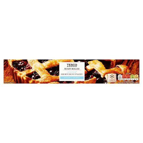 Tesco Ready Rolled Lighter Shortcrust Pastry 375g | Really Good Culture