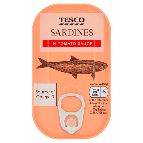 Tesco Sardines In Tomato Sauce 120G | Really Good Culture