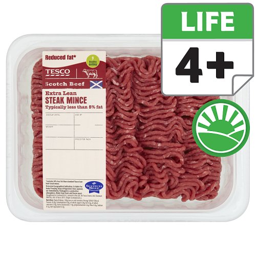 Tesco Scotch Beef Extra Lean Steak Mince 500g | Really Good Culture
