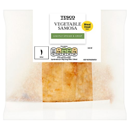 Tesco Vegetable Samosa 98g | Really Good Culture
