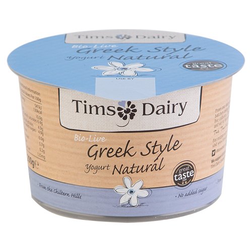 Tims Dairy Bio-Live Greek Style Yogurt Natural 200g | Really Good Culture