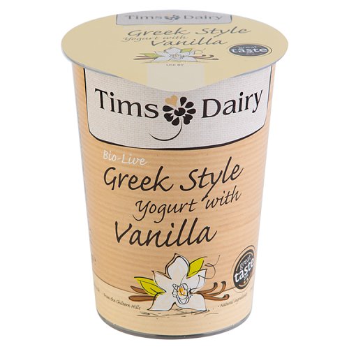 Tims Dairy Bio-Live Greek Style Yogurt with Vanilla 450g | Really Good ...