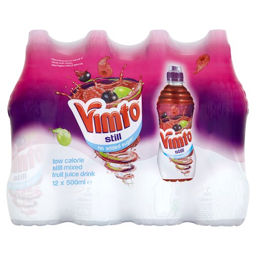 Vimto Still No Added Sugar Low Calorie Still Mixed Fruit Juice Drink 12 ...