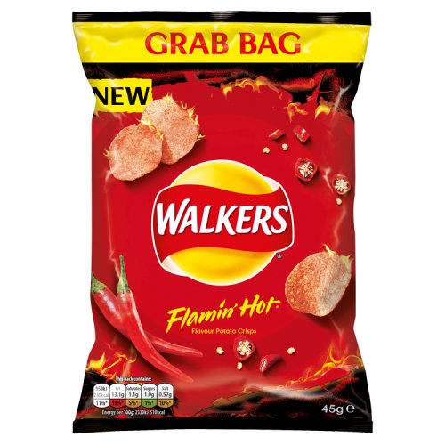Walkers Flamin Hot Crisps 45g | Really Good Culture