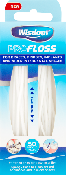 Wisdom ProFloss 50 Pre-Cut Pieces | Really Good Culture